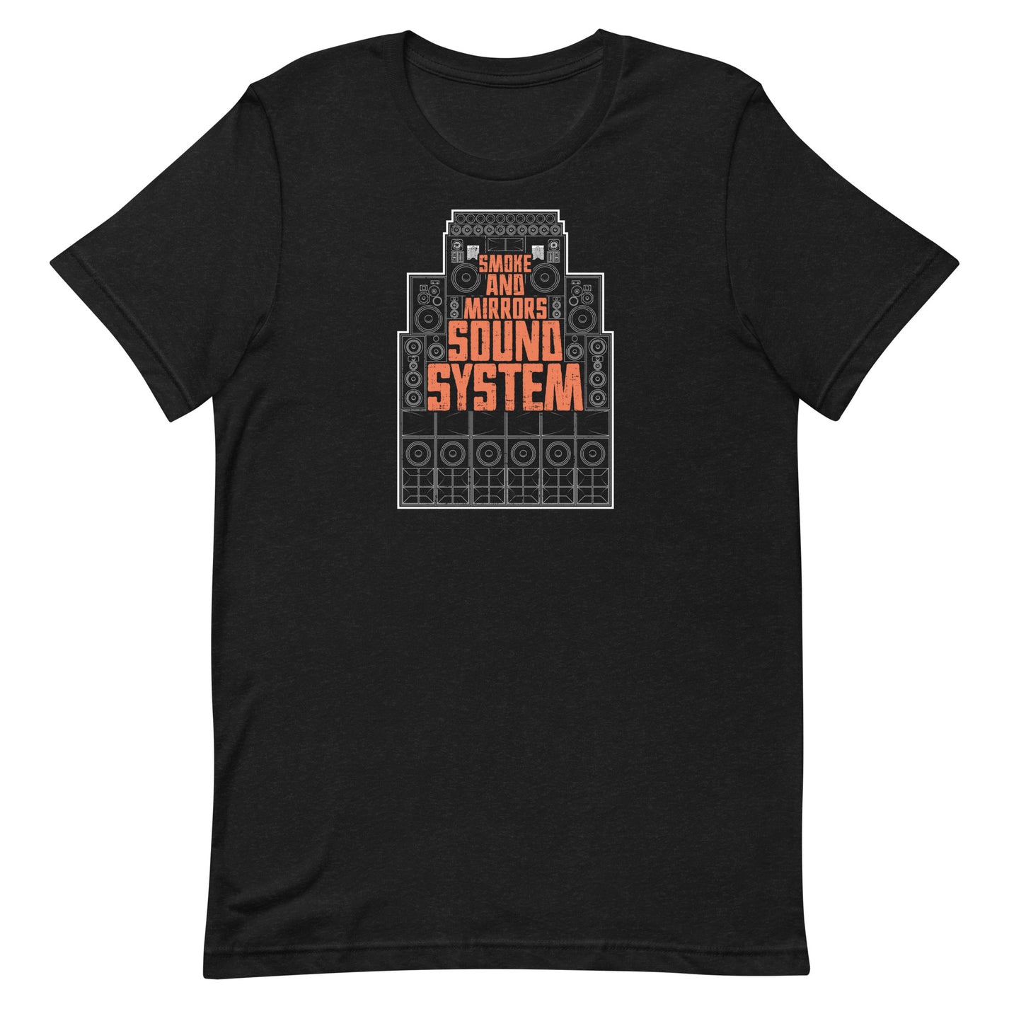 Smoke and Mirrors Sound System - T-Shirt - Sound System – Escape Hatch ...